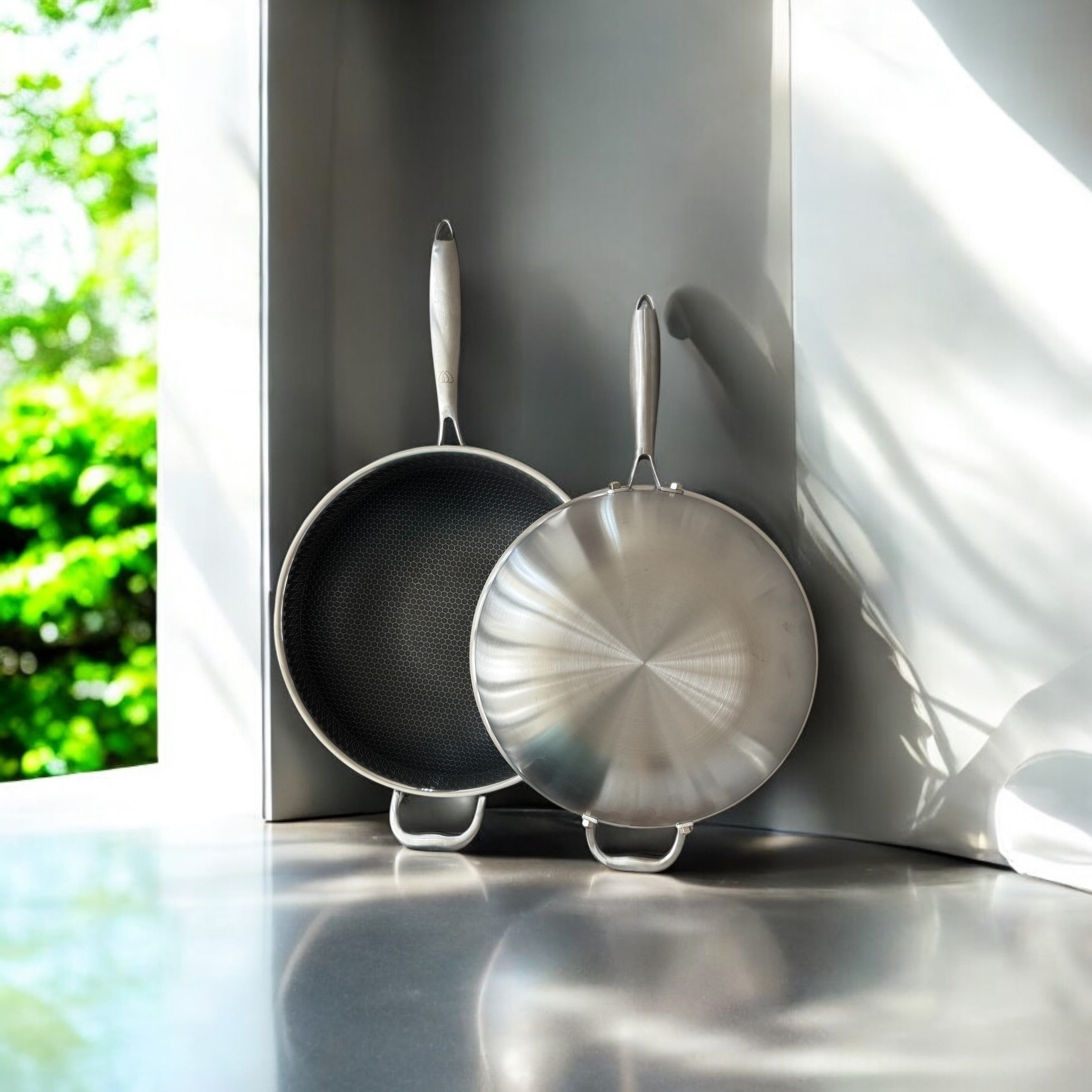 Transform Your Cooking: Culinary Masters 32 & 36cm Wok Set! – Equitherm